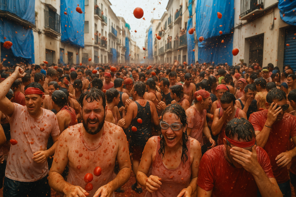 La Tomatina 2025 en Buñol: ¡La batalla de tomates más divertida del mundo!
